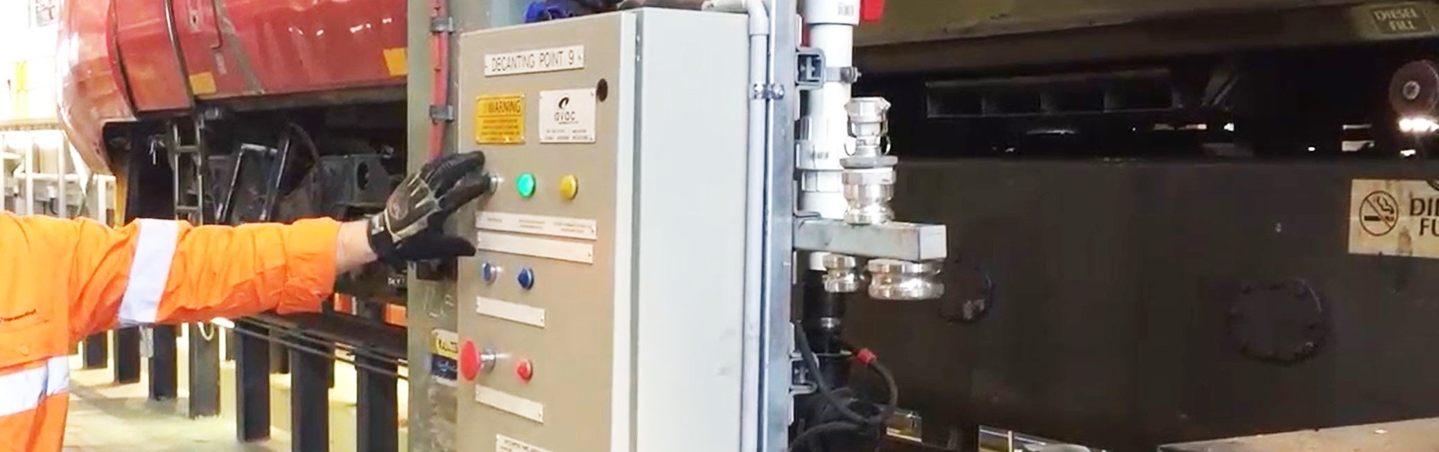 Avac Vacuum Train Waste Decanting System